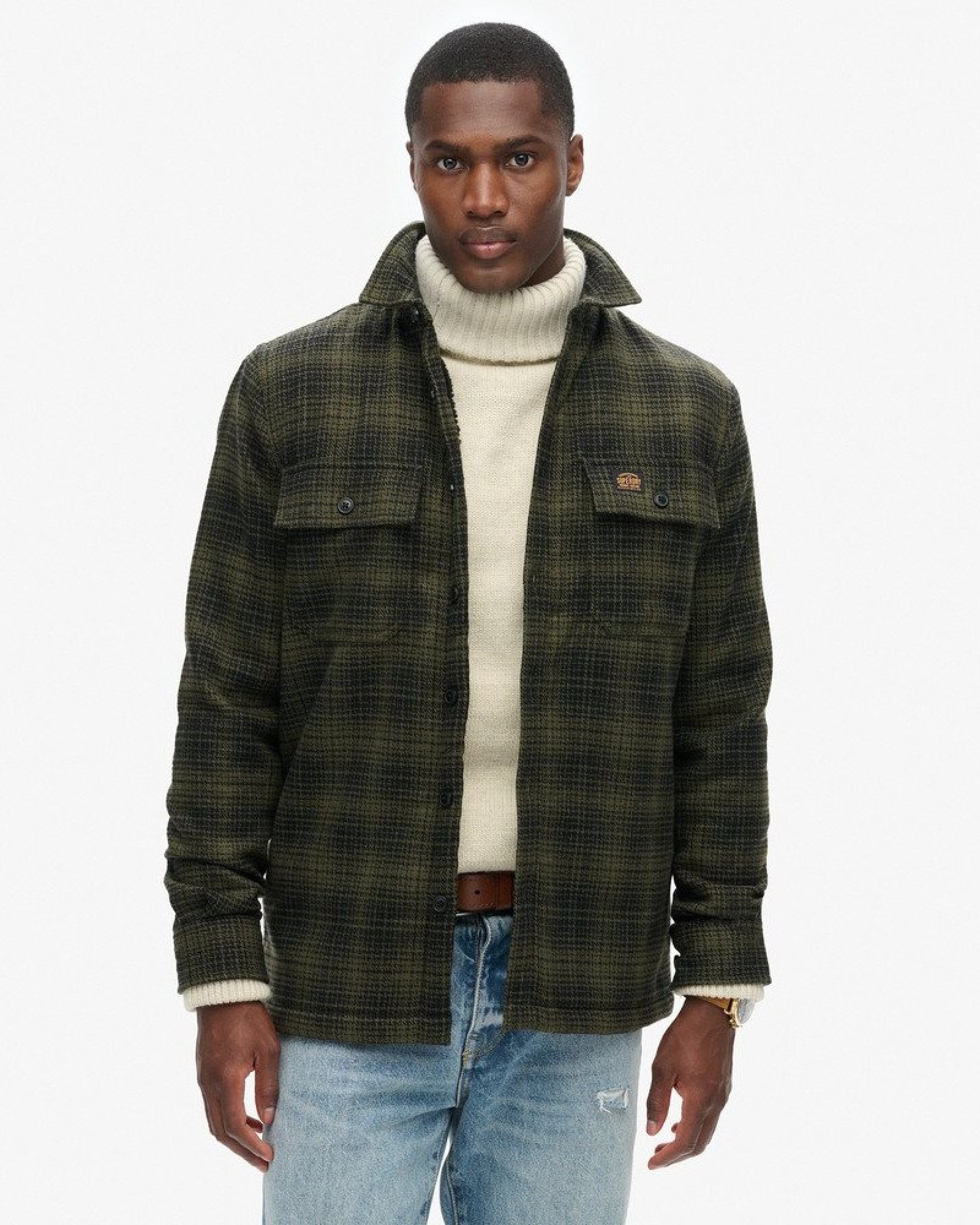 SUPERDRY D3 OVIN WOOL MILLER OVERSHIRT ΠΟΥΚΑΜΙΣΟ ΑΝΔΡΙΚΟ ...