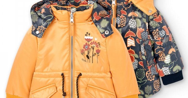 BOBOLI Reversible technical fabric parka for baby - 237169