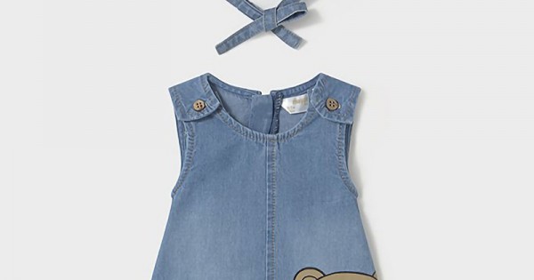 MAYORAL Φορεμα και καπελο denim - 25-01871